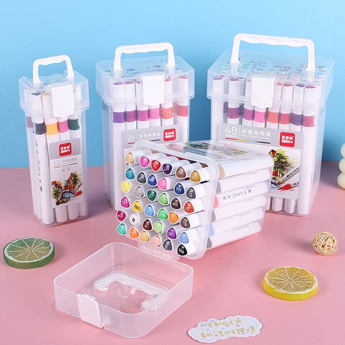 12/24/36/48 PCS Double Tip Washable Art Marker Set – ChildAngle