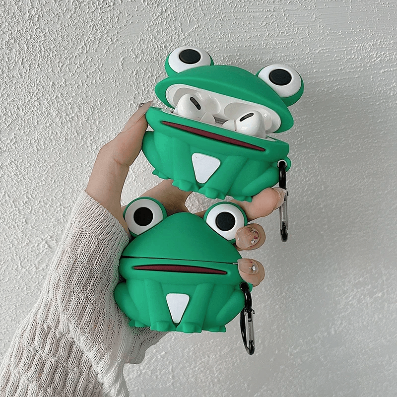 Frog AirPod Case Cartoon Silicone Earphone AirPods Pro/1/2/3 – ChildAngle