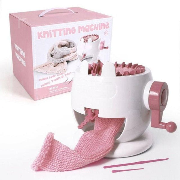 Hand Crank Knitting Machine 22 Needles Toys For Kids – ChildAngle