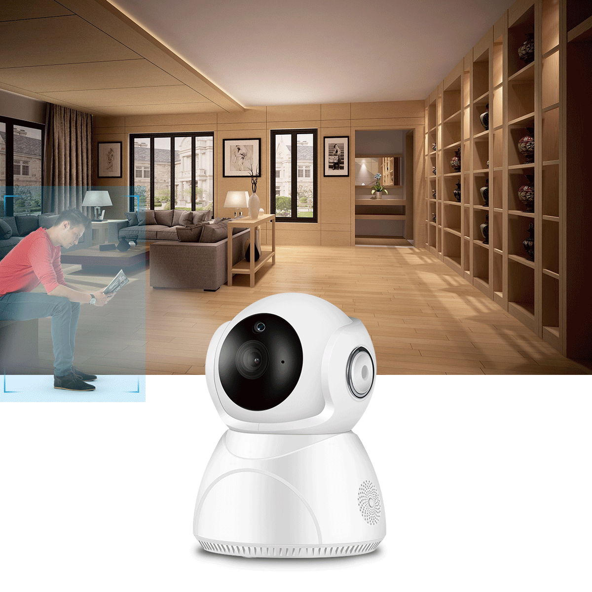 Baby Monitor with Wi Fi Wireless IP Security Camera Auto Track 3MP ...