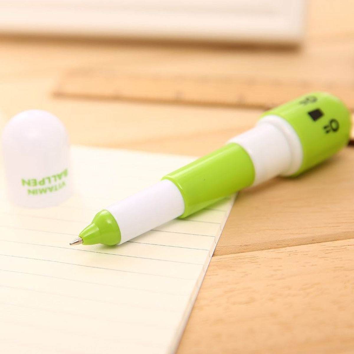 Vitamin Pill Ballpoint Pens Capsule Pens Emoticons – ChildAngle