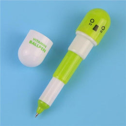 Vitamin Pill Ballpoint Pens Capsule Pens Emoticons - ChildAngle